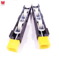 China Flat/Groove Wheels Nylon Roller With Steel Frame For Sliding Window Door Zinc Alloy for sale