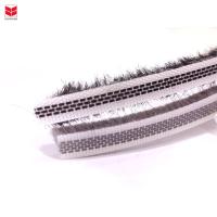China CLJ Wool Pile Sealing Non-Silicone Weather Strip Puffy Fur For Auminium Door And Windows for sale