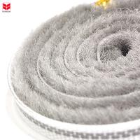 China CLJ Wool Pile Sealing Non-Silicone Weather Strip Puffy Fur For Auminium Door And Windows for sale