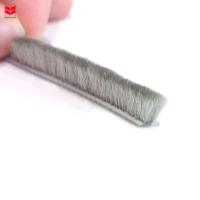 China CLJ Woven Brush Seal Wool Pile Weather Strip For Pet Door Seal With Straight Fur Apartment for sale