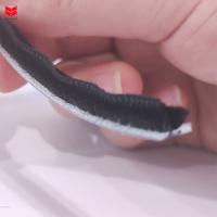 China Aluminum Door And Window Wool Pile Weather Strip With Non-Woven Fin Noise Resistance for sale