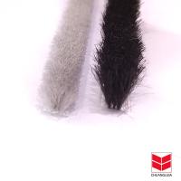 China 3-25mm Pile Height CLJ Aluminum Window Weather Strip Wool Pile For Doors Windows for sale