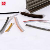 China Waterproof Silicone Wool Pile Weather Strips Sealing Strip for Doors and Windows Function for sale