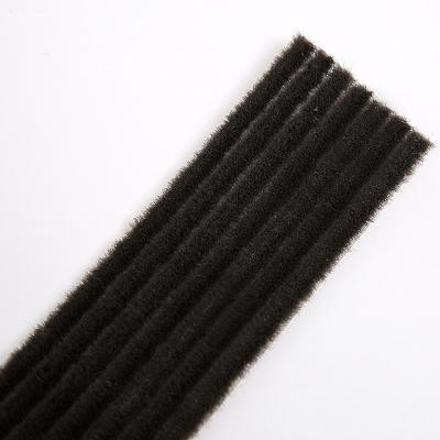 China 100% PP Material Woven Brush Seal Wool Pile Weather Strip for Pet Door Dustproof Insectproof Soundproof Function for sale