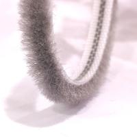 China Modern Design Style CLJ Finned Wind-proof Dust-proof Mohair Brush with Plastic Weatherstripping and 3-25mm Pile Height for sale
