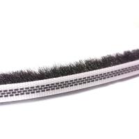 China Modern Design Style CLJ Finned Wind-proof Dust-proof Mohair Brush with Plastic Weatherstripping and 3-25mm Pile Height for sale
