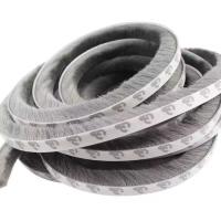 China 100%PP Self-adhesive Pile Weather Strip for Aluminum Windows Durable and Easy to Install in BLACK/GRAY/BROWN/WHITHE/OTHER for sale