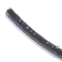China Modern Design Apartment Door Brush Weatherstripping Grey Silicon Wool Pile 7*6mm Size Antidust Window Seal Strip Versatile for sale