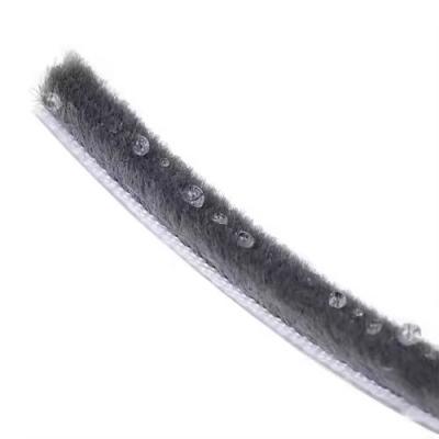 China Customized Brush Weatherstripping Weather Strip in BLACK/GRAY/BROWN/WHITHE/OTHER Colors for OEM Customized Production for sale