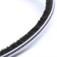 China Brush Weather Stripping Card-Slot Seal Strip Pile Weatherstrip for Door Window in BLACK/GRAY/BROWN/WHITHE/OTHER Colors for sale