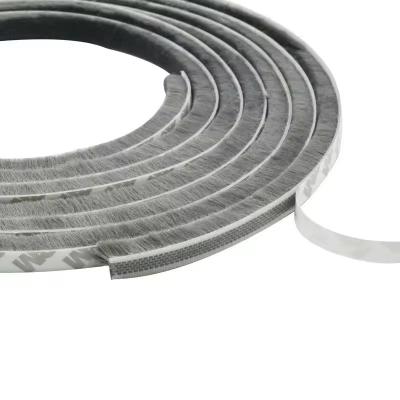 China Customized Resistance Door Seal Strip for Apartment Pile Height 3-25mm Width 3-50mm Window Accessories for sale