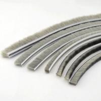 China 3-25mm Wool Pile Strip for Weatherproofing and Soundproofing Aluminum Windows in BLACK/GRAY/BROWN/WHITHE/OTHER Colors for sale