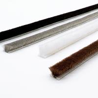 China Silicone Pile Weather Strip for Aluminium Windows and Doors 3-25mm Pile Height / 3-50mm Width BLACK/GRAY/BROWN/WHITHE/OTHE for sale
