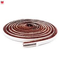 China Silicone Pile Weather Strip for Aluminium Windows and Doors 3-25mm Pile Height / 3-50mm Width BLACK/GRAY/BROWN/WHITHE/OTHE for sale