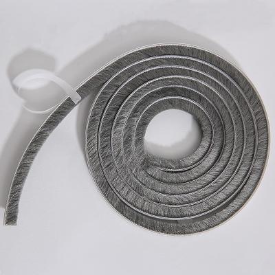 China Waterproof Dustproof Extrusive Backing Pile Weather Strip For Window And Door Perfect for Both Residential and Commercial for sale