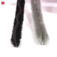 China Modern Design Wool Pile Weather Strip With Fin for Hotel Refurbishments for sale