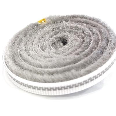 China ISO9001 2008 Certified Brown Brush Seal Door Window Seal Strips in BLACK/GRAY/BROWN/WHITHE/OTHER Colors for Performance for sale