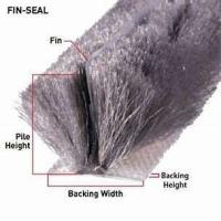 China ISO9001 2008 Certified Brown Brush Seal Door Window Seal Strips in BLACK/GRAY/BROWN/WHITHE/OTHER Colors for Performance for sale