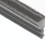 China ISO9001 2008 Certified Brown Brush Seal Door Window Seal Strips in BLACK/GRAY/BROWN/WHITHE/OTHER Colors for Performance for sale