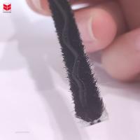 China 7*8 3p2l Wool Pile Weather Strip With Plastic Fin For Door And Window Seal BLACK/GRAY/BROWN/WHITHE/OTHER Durable 100%PP for sale