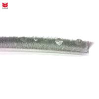China 7*8 3p2l Wool Pile Weather Strip With Plastic Fin For Door And Window Seal BLACK/GRAY/BROWN/WHITHE/OTHER Durable 100%PP for sale