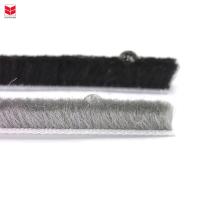 China Non-silicone Type Pile Weather Strip for Improved Door and Window Insulation in BLACK/GRAY/BROWN/WHITE/OTHER for sale