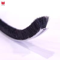China ISO9001 2008 Certified High Temperature Resistant Brush Seal Row Wool Pile Weather Strip for Aluminum Sliding Door for sale