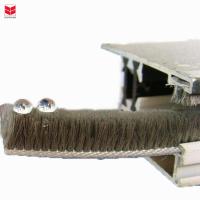 China Long-Lasting Door Bottom Seal Strip with Pile Weather Strip in BLACK/GRAY/BROWN/WHITHE/OTHER Colors for sale