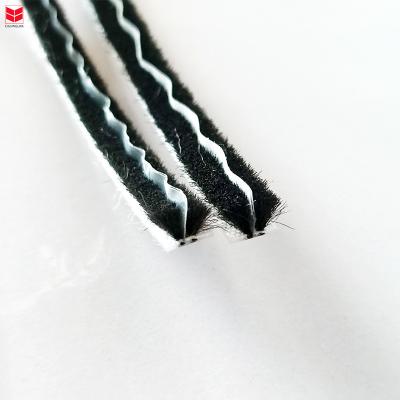 China Upgrade Your Hotel's Weather Protection with ISO9001 2008 Certified Fin Wool Pile Weather Strip for sale