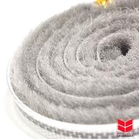 China Apartment Non Adhesive Strip Brush With Pile Height 3-25mm And Width 3-50mm for sale