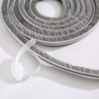 China Woven Brush Silicification Seal Wool Pile Weather Strip Brush Door Window Seal Strip with and ISO9001 2008 Certificate for sale