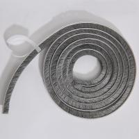 China 3-25mm Pile Height Gray Black Custom Wool Pile Door And Window Weather Strip Self with and ISO9001 2008 Certification for sale