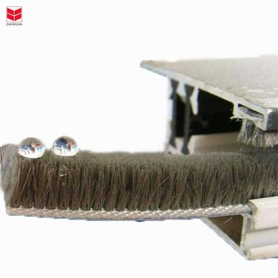 China 6.8*5/6/7/8 Brush Pile Seal Strip For Door And Window Modern Design Pile Height 3-25mm Width 3-50mm for sale