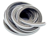 China PP Material Door Seal Strip Brush Perfect for Aluminum Windows Pile Weather Strip in BLACK/GRAY/BROWN/WHITE/OTHER Colors for sale