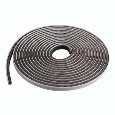 China Silicone/Non-Silicone Door Weather Strips for Windows BLACK/GRAY/BROWN/WHITHE/OTHER Colors Pile Height 3-25mm Width 3-50mm for sale