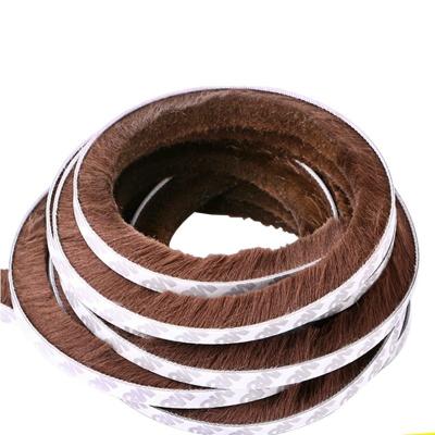 China Modern Design Wool Pile Self Adhesive Seals for Door Window Weather Stripping Draught Excluder for sale