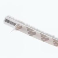 China CLJ Aluminium Doors Windows Wool Pile Brush Weather Striping with Fin Dust Protector BLACK/GRAY/BROWN/WHITE/OTHER 100%PP for sale