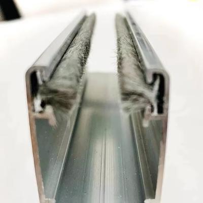 China Modern Design Windproof Wool Pile Seals for Doors and Windows Weather Sealing Strip Pile Height 3-25mm for sale