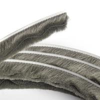 China Wool Pile Waterproof Brush Gasket Weather Seal Door And Window Sealing Strip For Apartments for sale