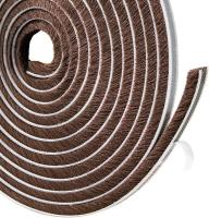 China Easy Installation Wool Pile Waterproof Brush Gasket Weather Seal Door and Window Sealing Strip in Black/Gray/Brown/White/Other Colors for sale