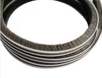 China PP Wool Pile Weather Strip Brush for Sliding Doors in Black/Gray/Brown/White/Other Colors for sale