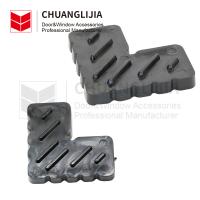 China Modern Design Plastic Corner Joint for Aluminum Screen Window Frame Accessories for sale