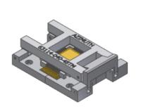 China Electrical Quad Flat Pack Carrierless Test Socket 63114-040-48TM with Contact-Making Device for Industrial Control Systems for sale