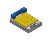 China 5398ZIF-325 1.95in 49.53mm Azimuth Carrier Test Socket Electrical Contactor for sale
