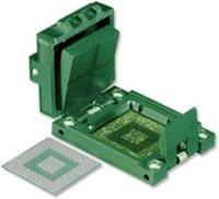 China Customizable BGA Test Socket Housing Machining Center Probe Test Socket for High-Frequency Devices up to 27mm for sale