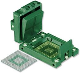 China Customizable BGA Test Socket Housing Machining Center Probe Test Socket for High-Frequency Devices up to 27mm for sale
