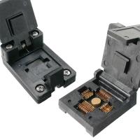 China BGA Test Socket for DFN Packages - 4 I/O, 1.1mm Pitch, Clamshell Design with Through-Hole Mounting for sale