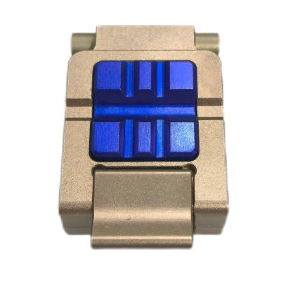 China Alloy BGA Test Socket Housing KR-2635-PK with 0.03mm Tolerance Anodized Surface for IC Testing CNC Machining for sale