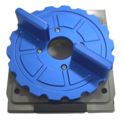 China 80x90mm BGA Test Socket Housing KR-8090-SP with ±0.03mm Tolerance Aluminum Alloy for Ball Grid Array Testing for sale