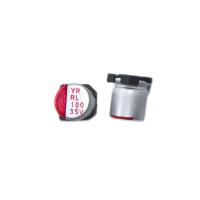 China 100μF/35V Low ESR Solid Polymer SMD Capacitor 6.3×7.7mm for Power Supply Circuits for sale